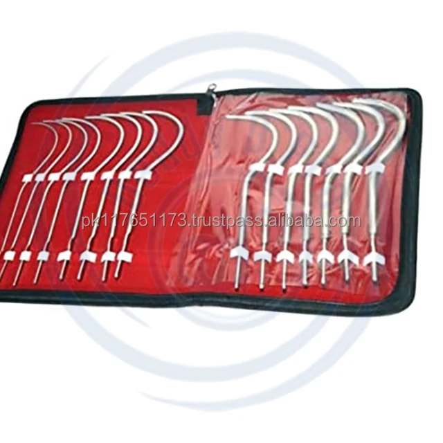 Wholesale Stainless Steel Guyon Urethral Sounds Set Of 15 Pieces ...