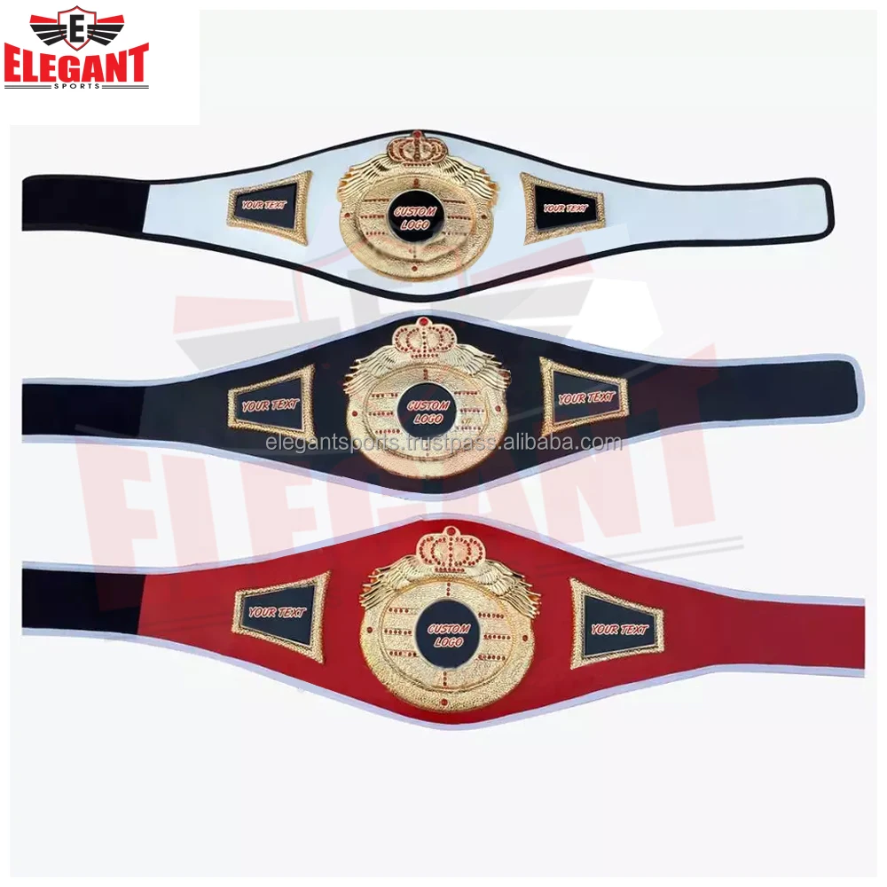 Custom Logo Boxing Belt International Boxing Championship Belt Metal ...