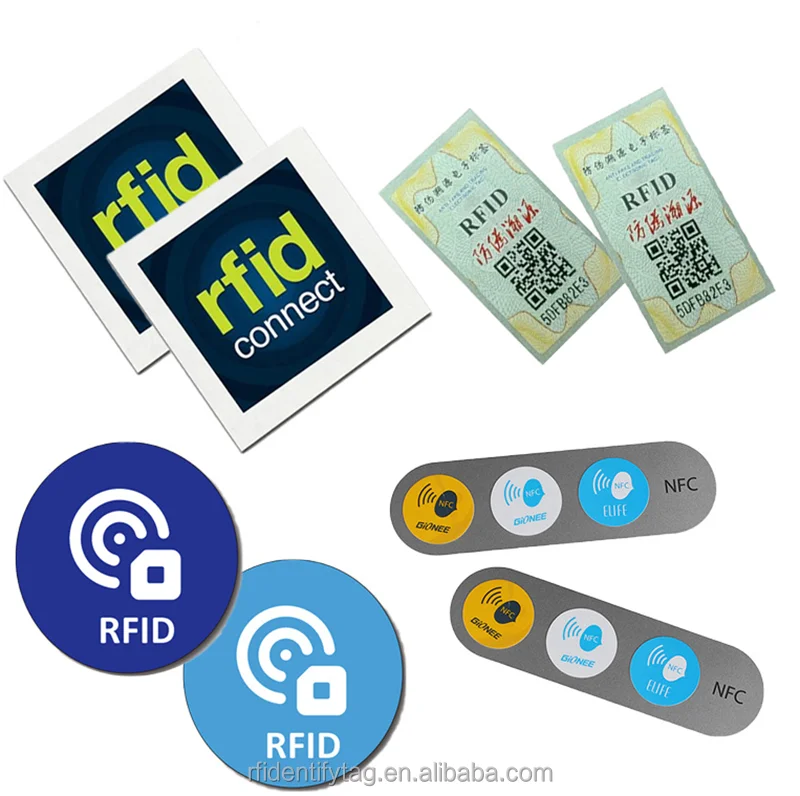 Personalized logo QR Code Printing Paper Passive Long Range Self ...