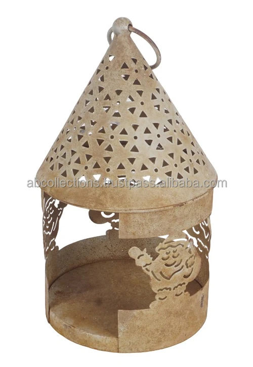 Custom Color Rustic Galvanized Metal Decorative Tea Light For Indoor ...