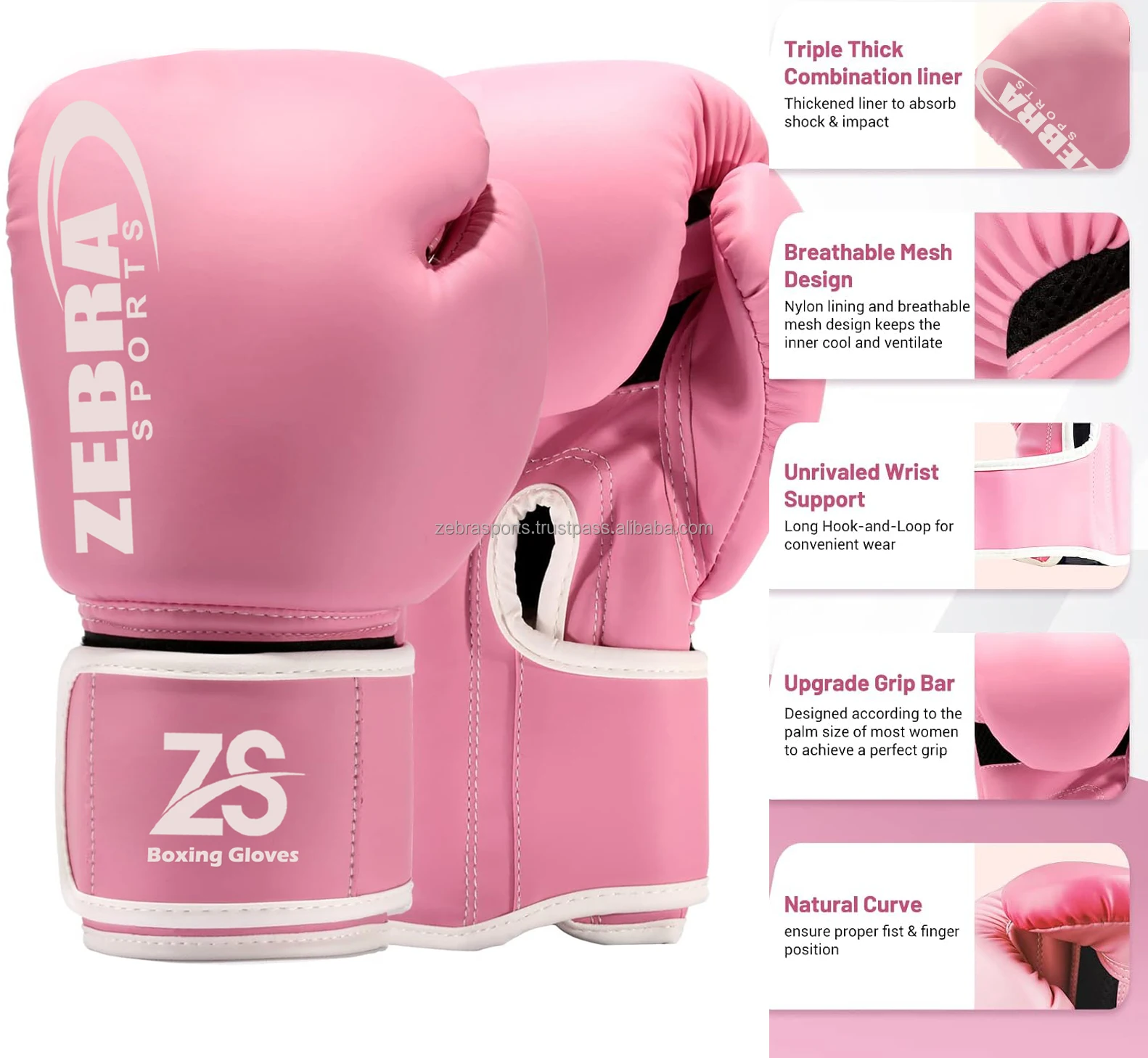 16 Oz Leather Kick Boxing Fitness Gloves Box Bax Gym Fitness Gloves ...