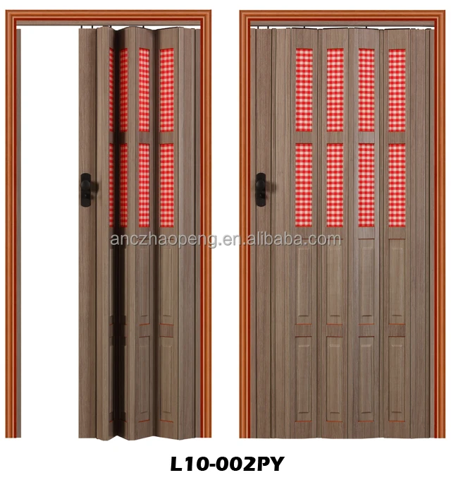 12mm Pvc Folding Door Sliding Door With Acrylic Ps Panel (l10-002 ...