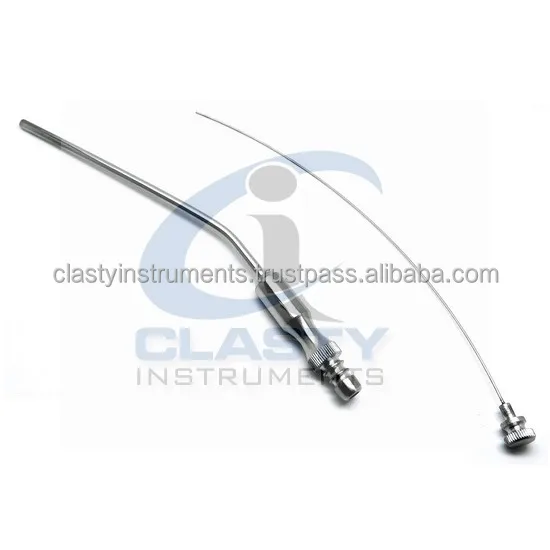 STAINLESS STEEL NASAL ASPIRATOR FRAIZER ENT SUCTION TUBE WITH STYLET ...
