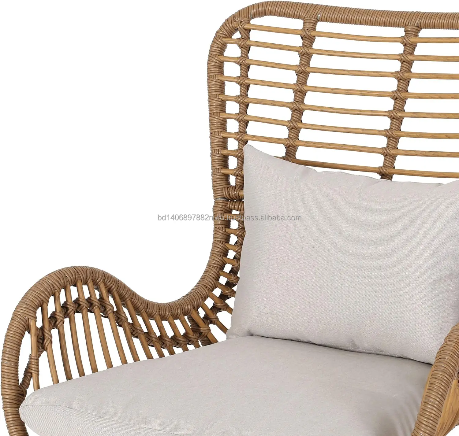 Rattan Outdoor Dining Chairs,500lbs,Beige Rattan Chair Exclusive Design ...