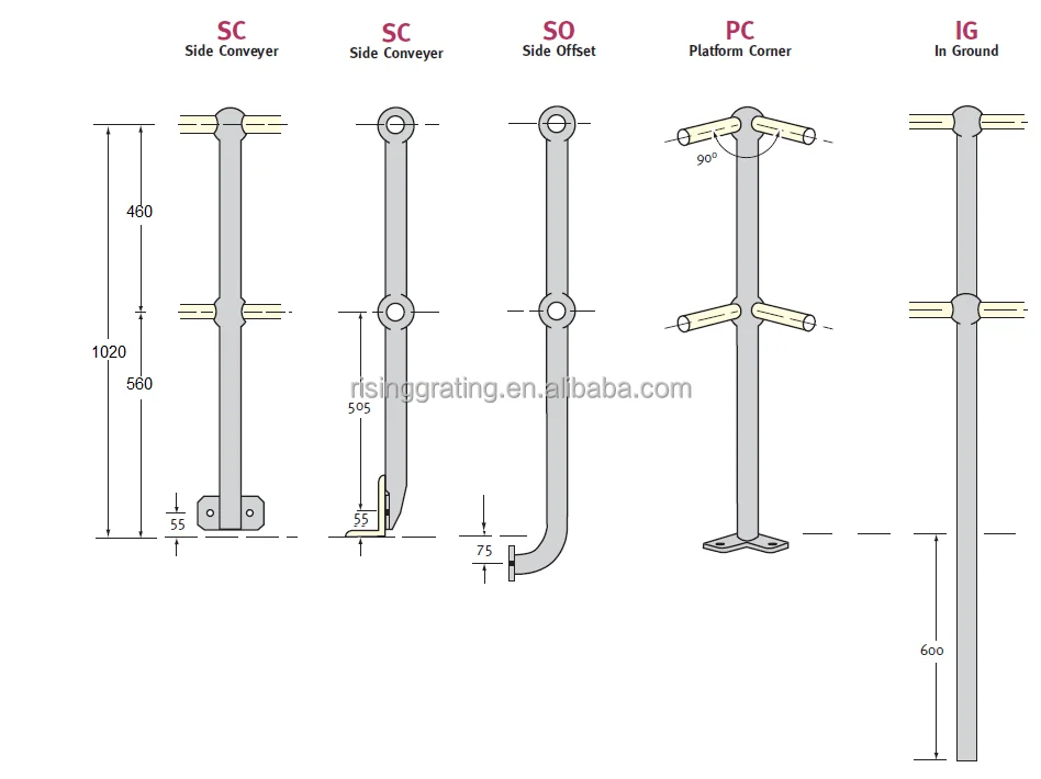 Aluminum Ball Joint Handrail Post Stanchions| Alibaba.com