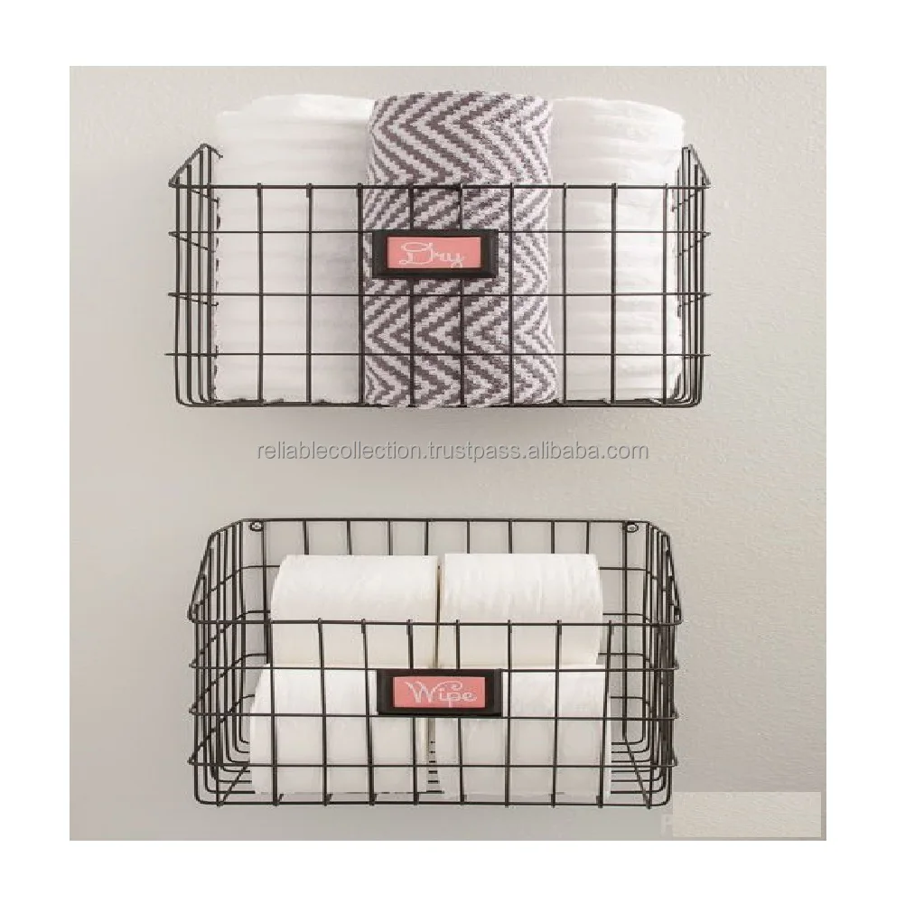 Home Appliance Black Metal Wire Baskets Tiers Basket For Kitchen ...