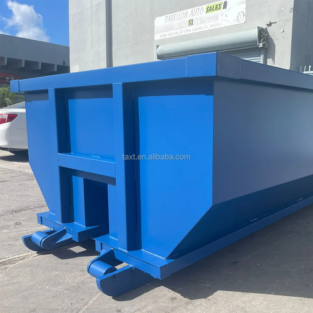 Heavy Duty Tub Roll off Bin Construction Waste Rolling Container Roll ...