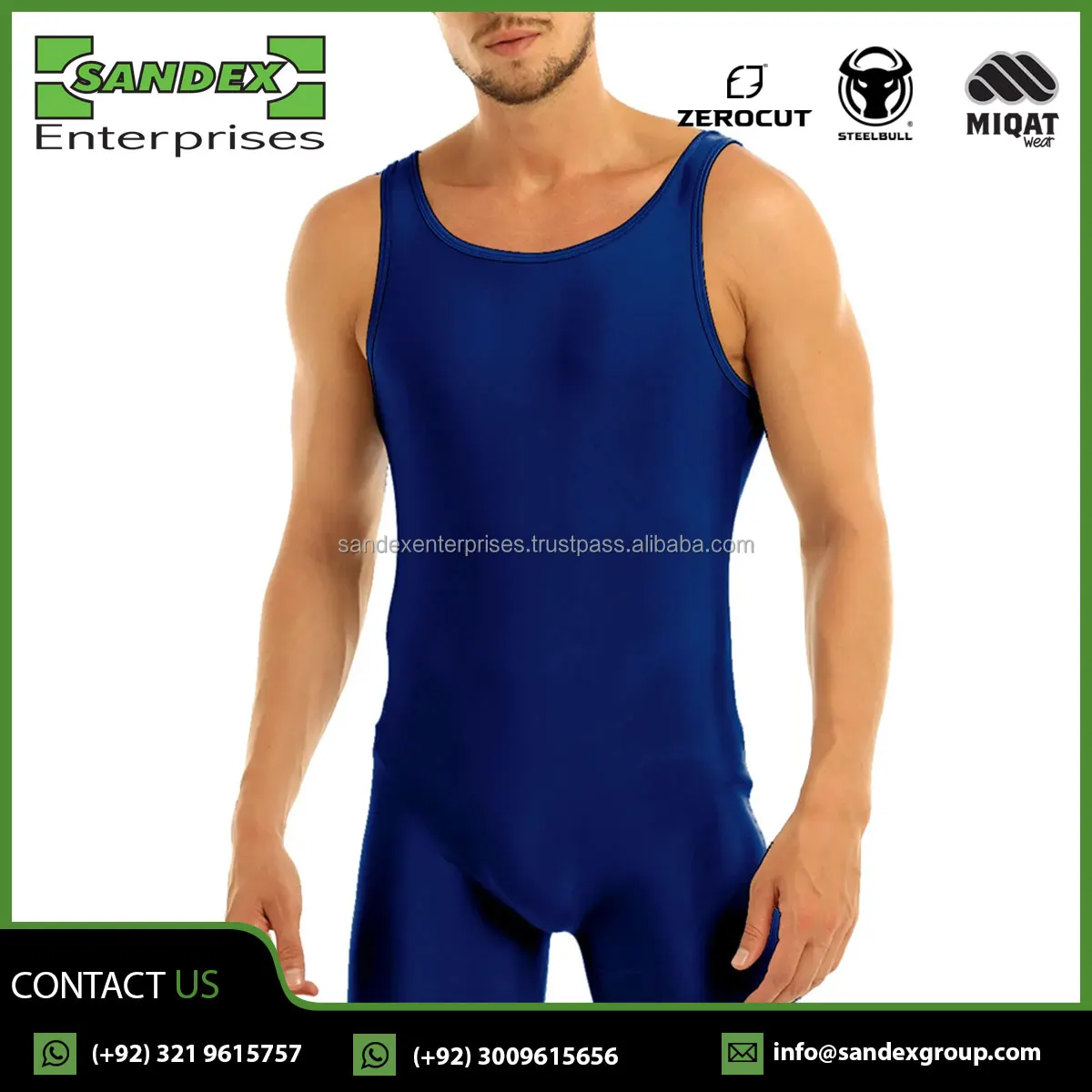 Blue Color Wrestling Singlet Youth Wrestling Singlet With Wrestling ...