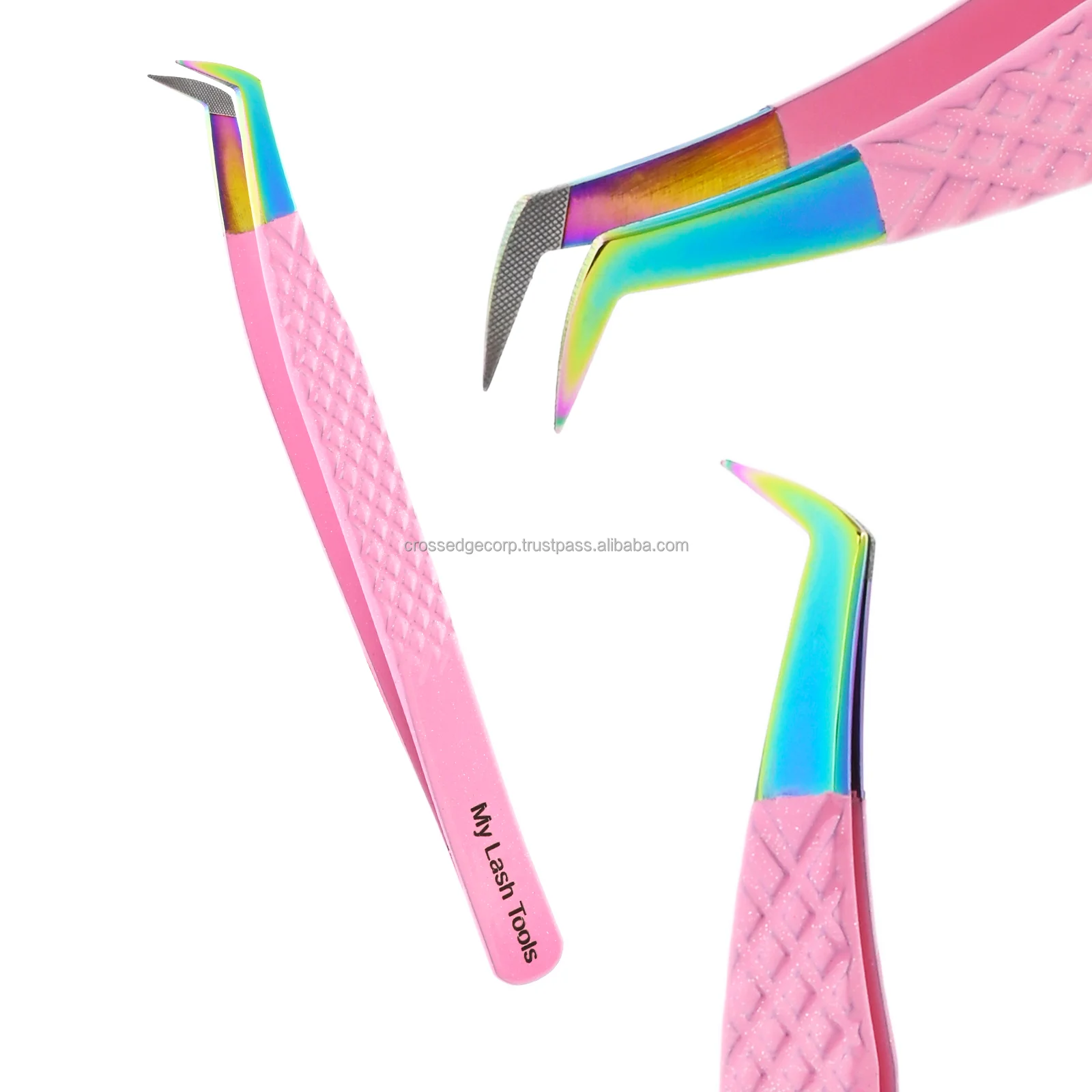 Custom Eyelash Tweezers Stainless Steel Includes Set For Lash Extension ...