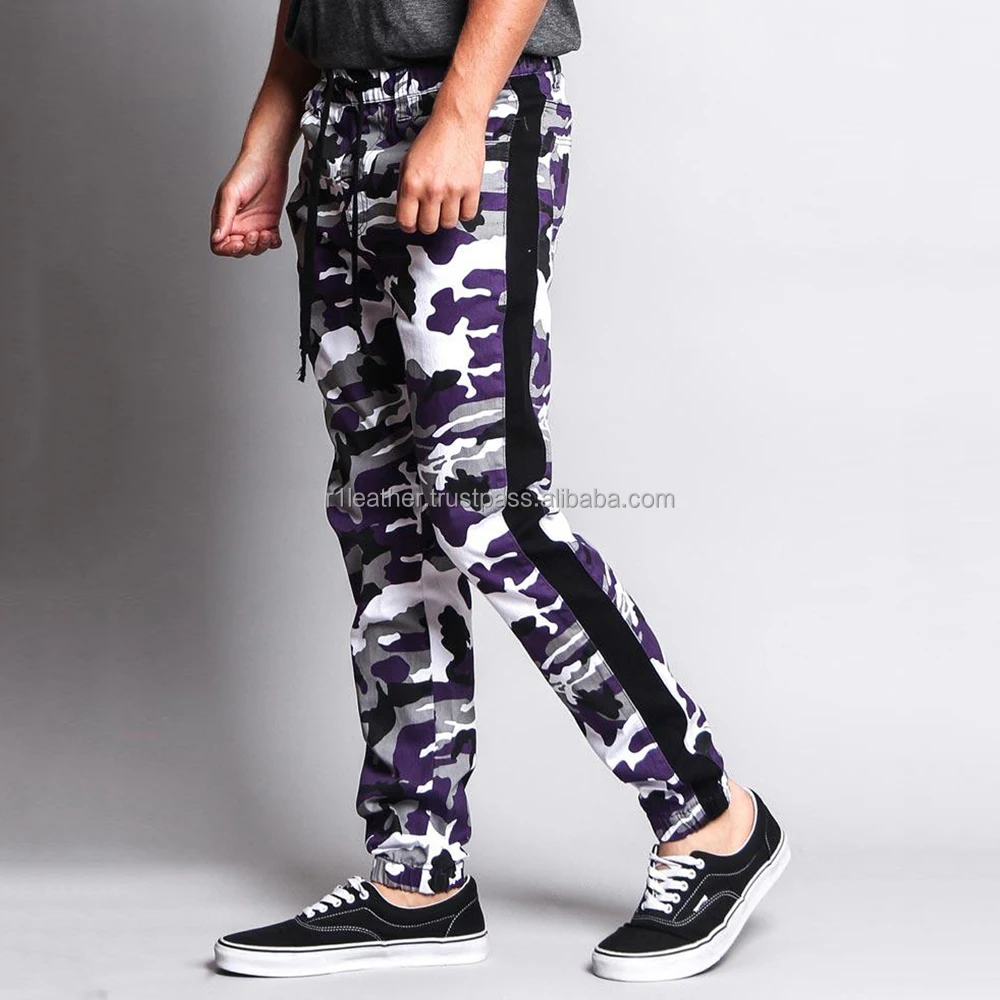 Wholesale Custom Cotton Made Joggers Camouflage Men's Pants Style Slim ...