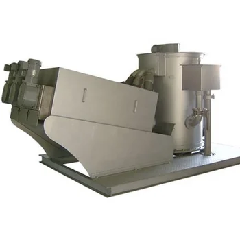 Small Sewage Treatment Plant And Easy-to-operate Sludge Dewatering ...