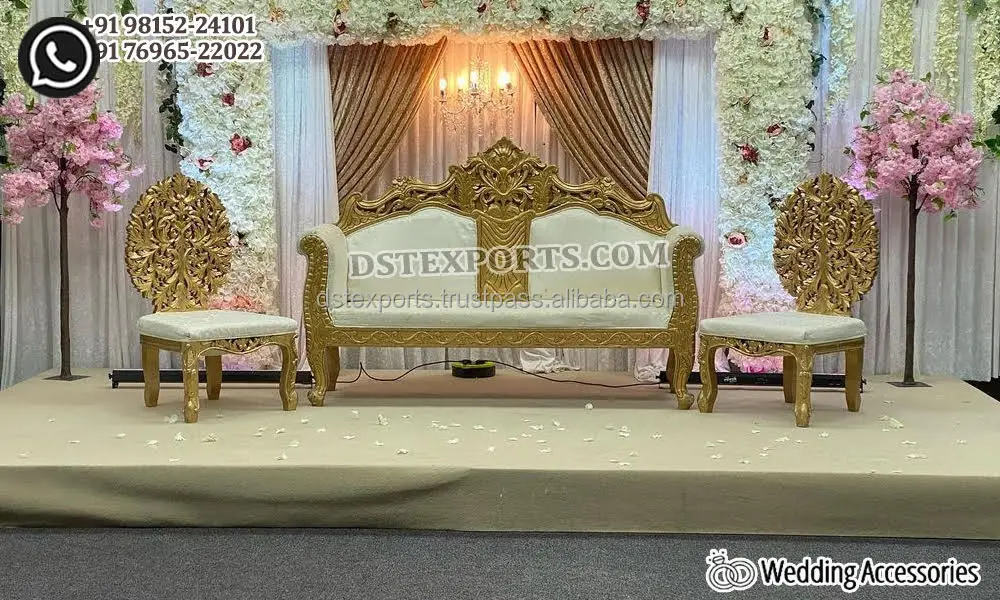Traditional Indian Wedding Stage Sofa Set Open Wedding Modern Sofa ...