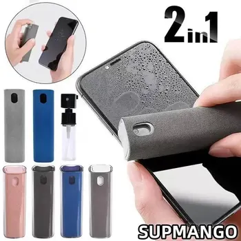 Q2 Microfiber Screen Cleaner Spray Bottle Set Mobile Phone Ipad ...