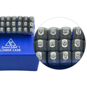 Lowercase Letter 2mm Alphabet Metal Steel Stamp - Buy 2mm Lowercase ...