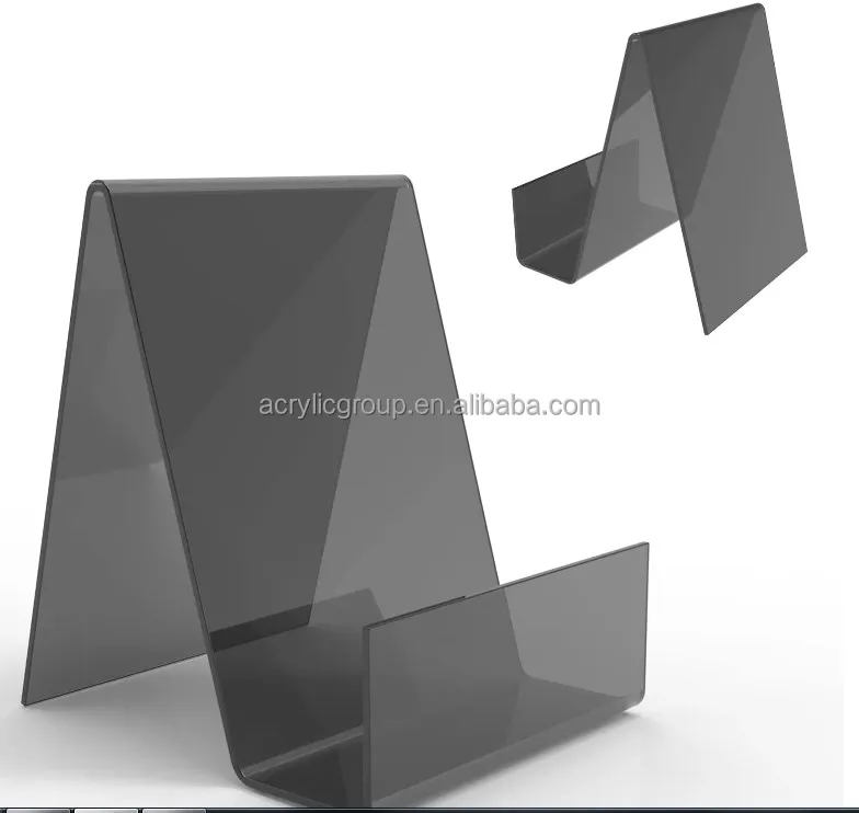 Clear Acrylic Book Display Stands - Elegant & Versatile