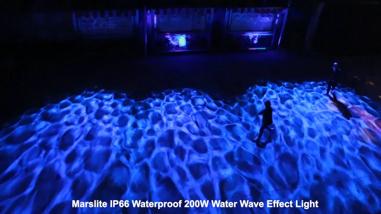 200w Gobo Projector Water Effect Ip66 Waterproof Outdoor Led Water Wave ...