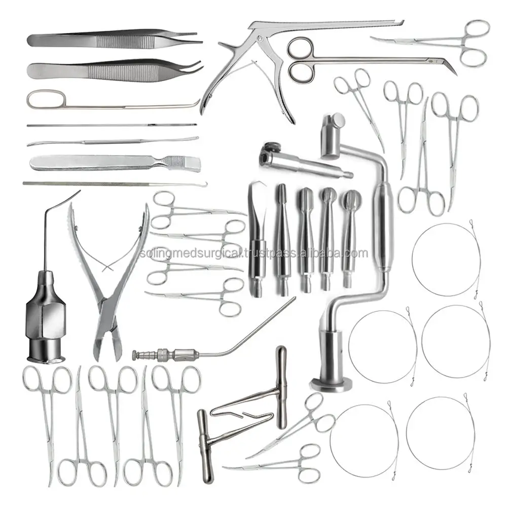 103pcs Craniotomy Instrument Set - High Quality German Steel