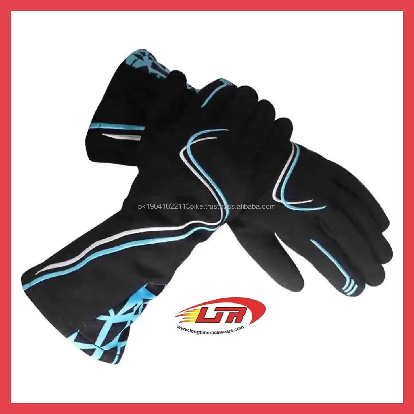 Racing Gloves Made Of Fire Proof Fabric Approved With Sfi 3.3 Drag ...