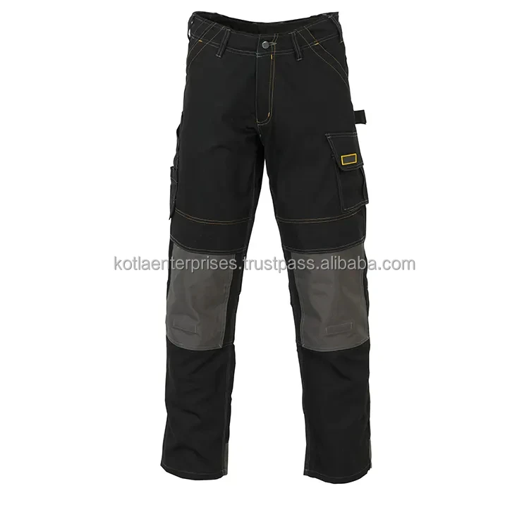 Heavy Duty Cargo Pants Menes Work Wear Trousers Construction Safety ...