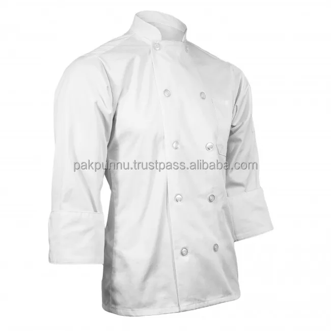 Long Sleeve Chef Clothes Uniform Restaurant Kitchen Cooking Chef Coat ...