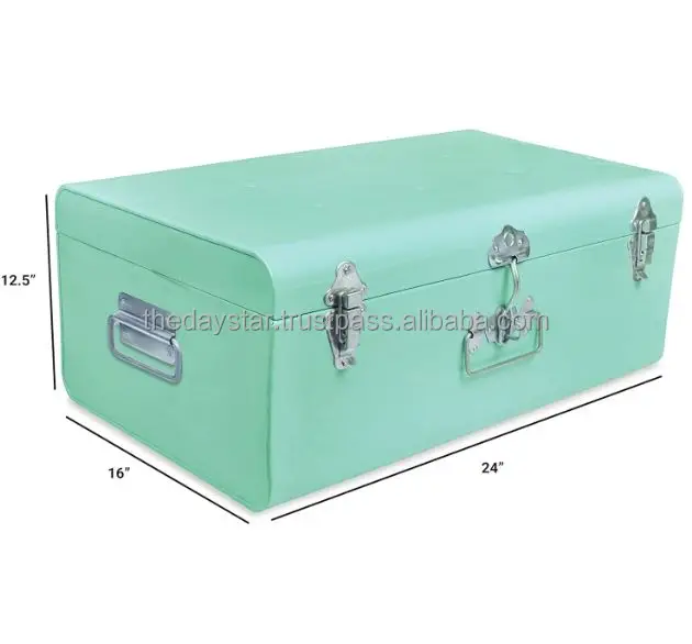 Customizable High Quality Metal Trunk Box Storage Handles & Locks Space ...