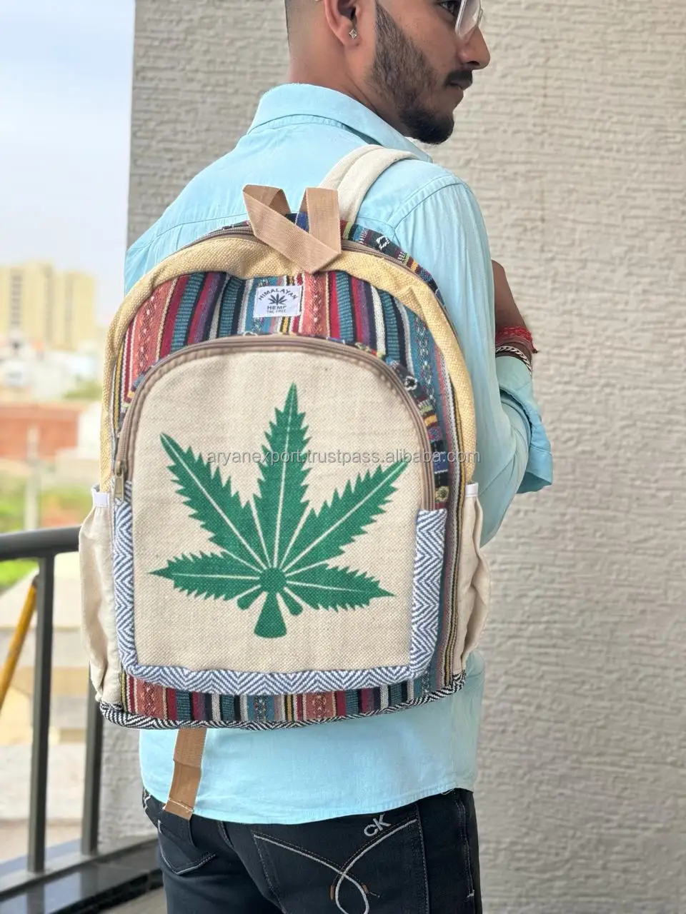 New Design Hemp Laptop Bags Sustainable Backpacks New Arrival Jute With ...