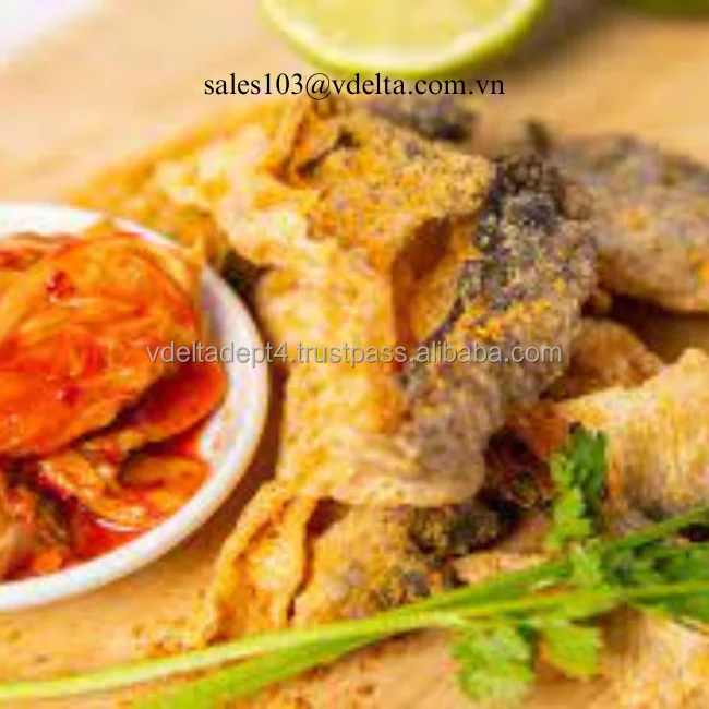 Premium Vietnamese Cod Skin Crisps in Bulk: Protein-Packed, Air-Dried ...