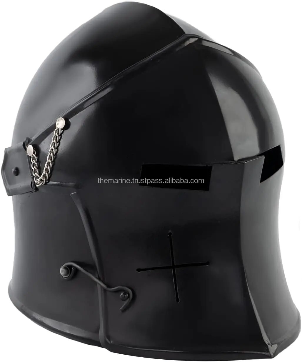 Medieval Crusader Barbuta Knight Templar Helmets Adults Halloween Wearable Costume - Buy ...