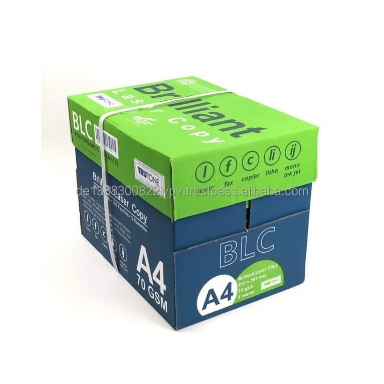 BLC A4 Paper 80gsm - Brilliant Laser Copy Paper Factory Price