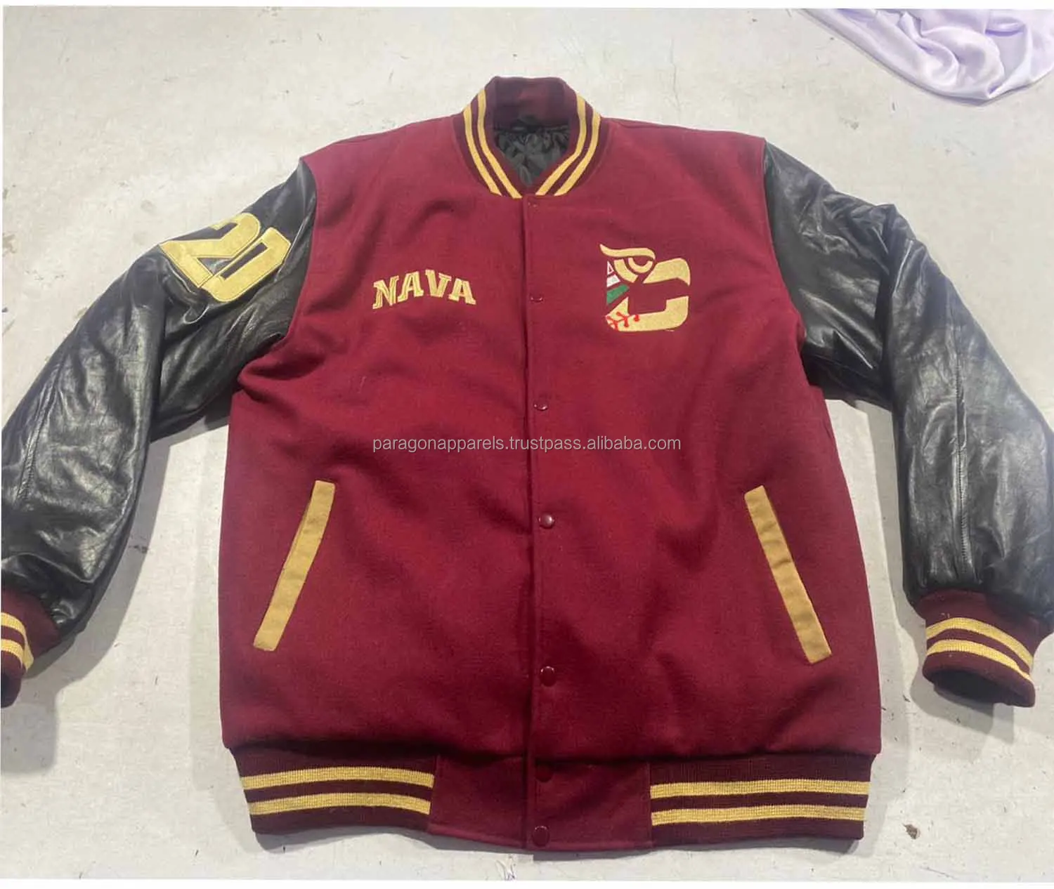 Fully Custom Letterman Jacket Premium Classic Snap Button Vintage ...