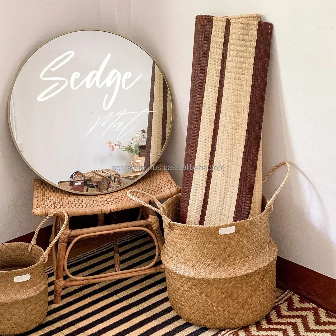 Natural Seagrass Sleeping Mats - Handmade Sedge Mats