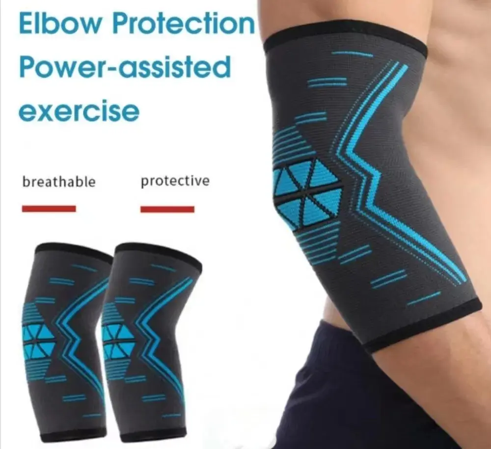 Elbow Compression Sleeve Forearm Pain Relief For Tendonitis Tennis ...
