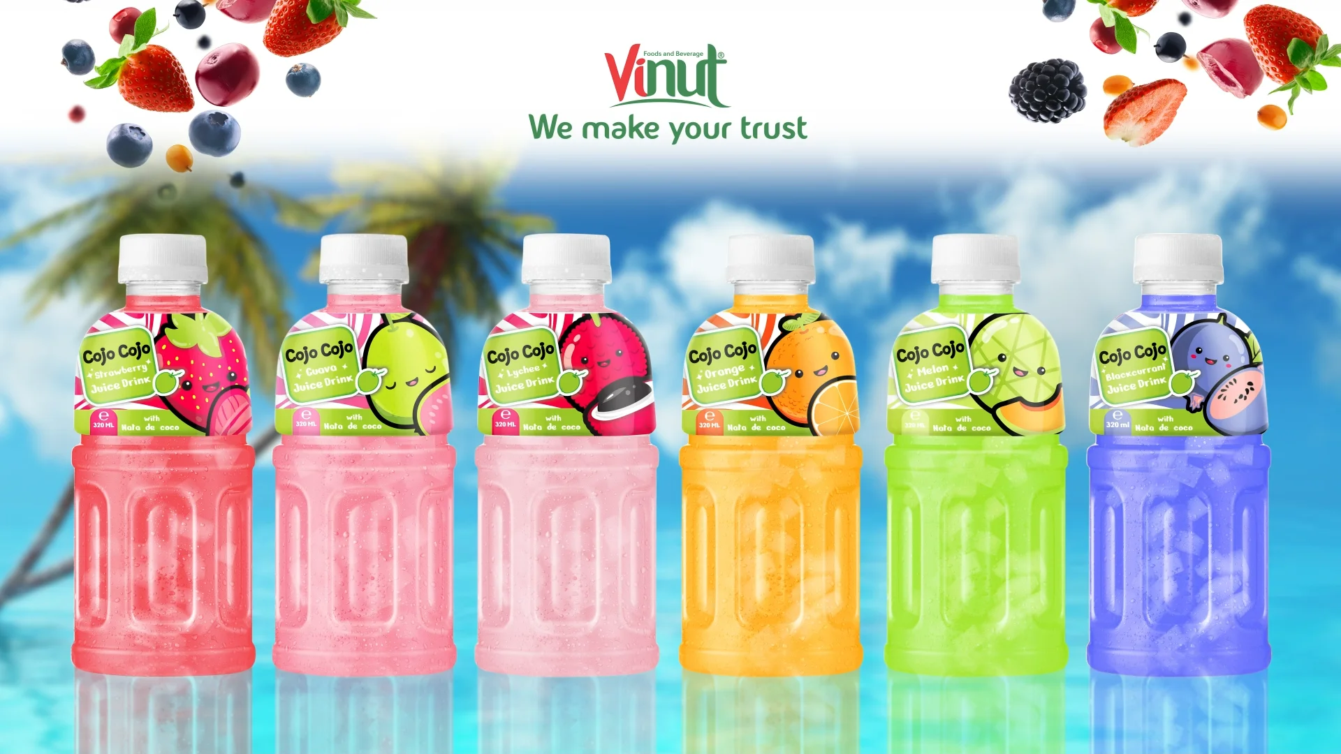 320毫升cojo Cojo混合果汁饮料与nata De Coco不添加糖定制包装批发 - Buy 新鲜混合果汁饮料椰果整个销售高品质最好的 ...