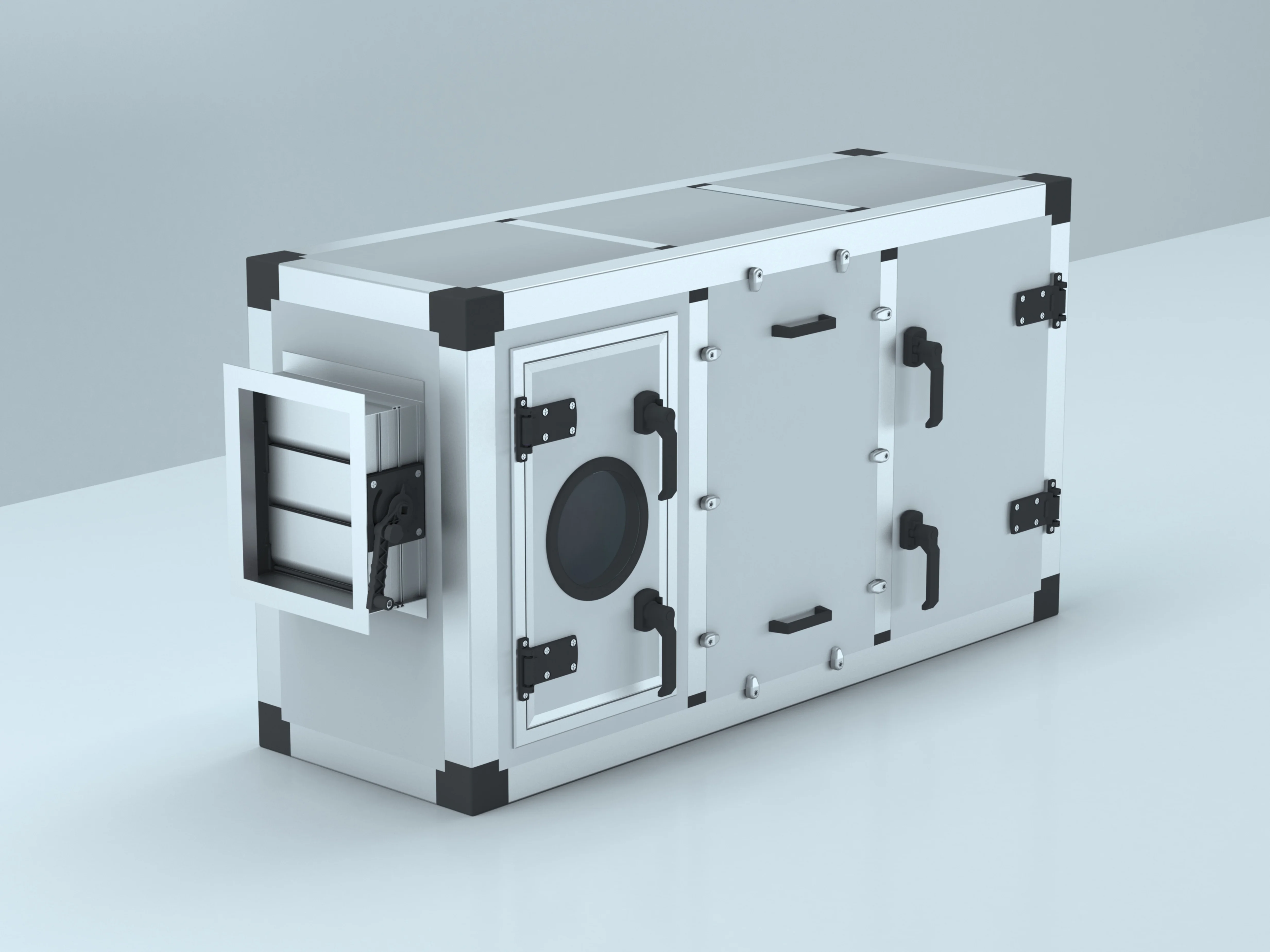 YIzhong AHU SYSTEM Ventilation Manufacture air Handling Unit Installed ...