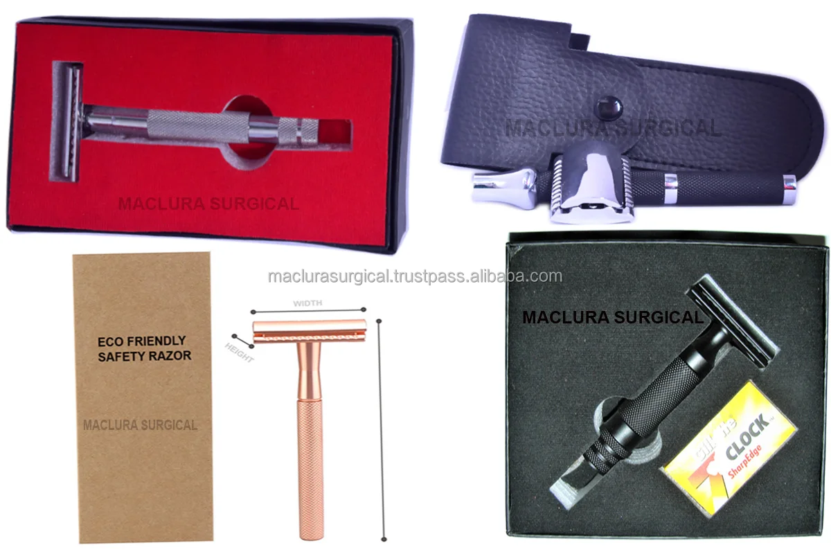 Slant Bar Shaving Safety Razor,Double Edge Safety Razor,Professional ...