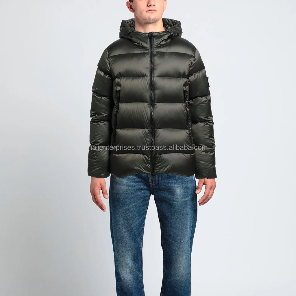 Wholesale Custom OEM Printed Puffer Jacket for Men