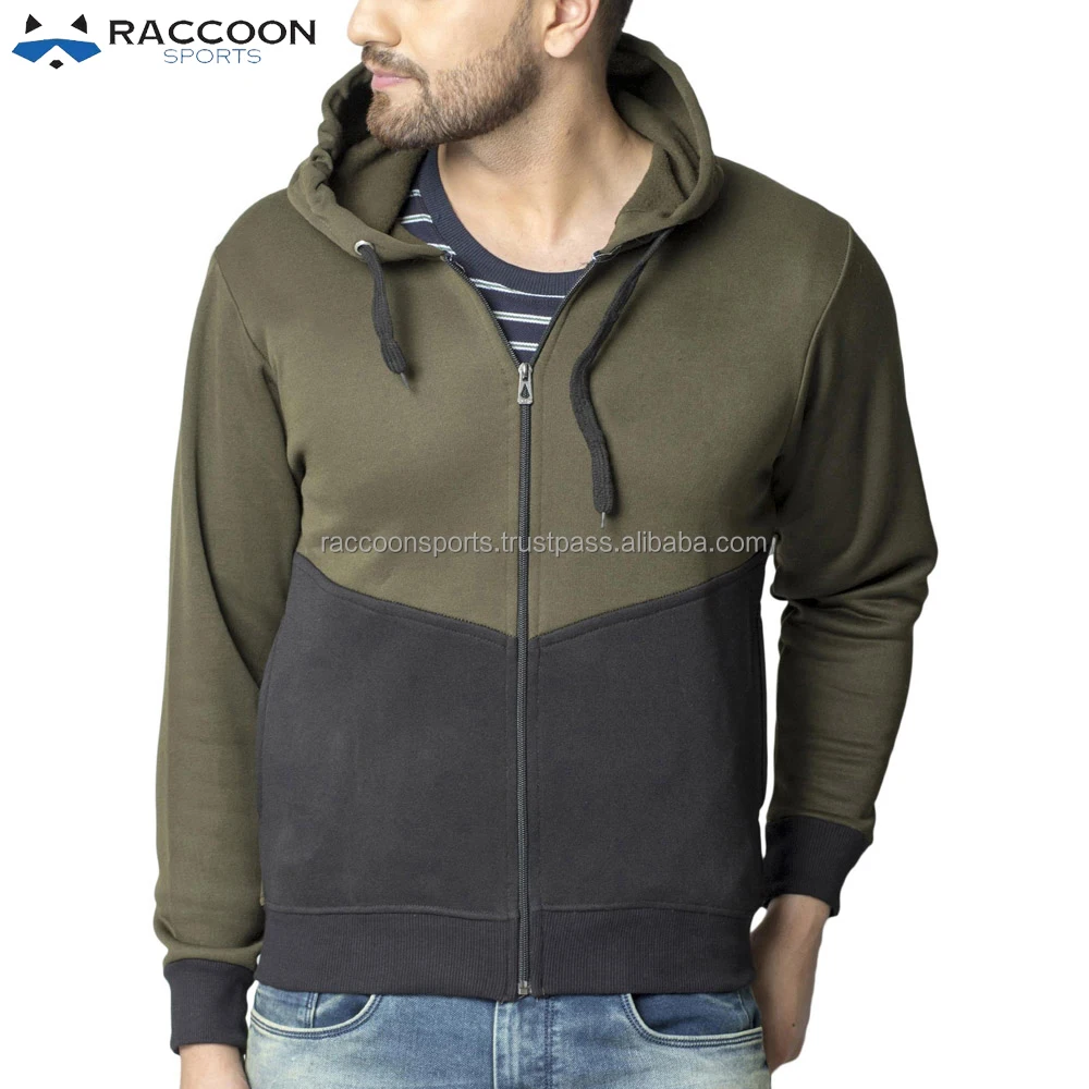 Custom Logo Wholesale Full Face Zip Up Blank Men Sweater Jacket Coat ...