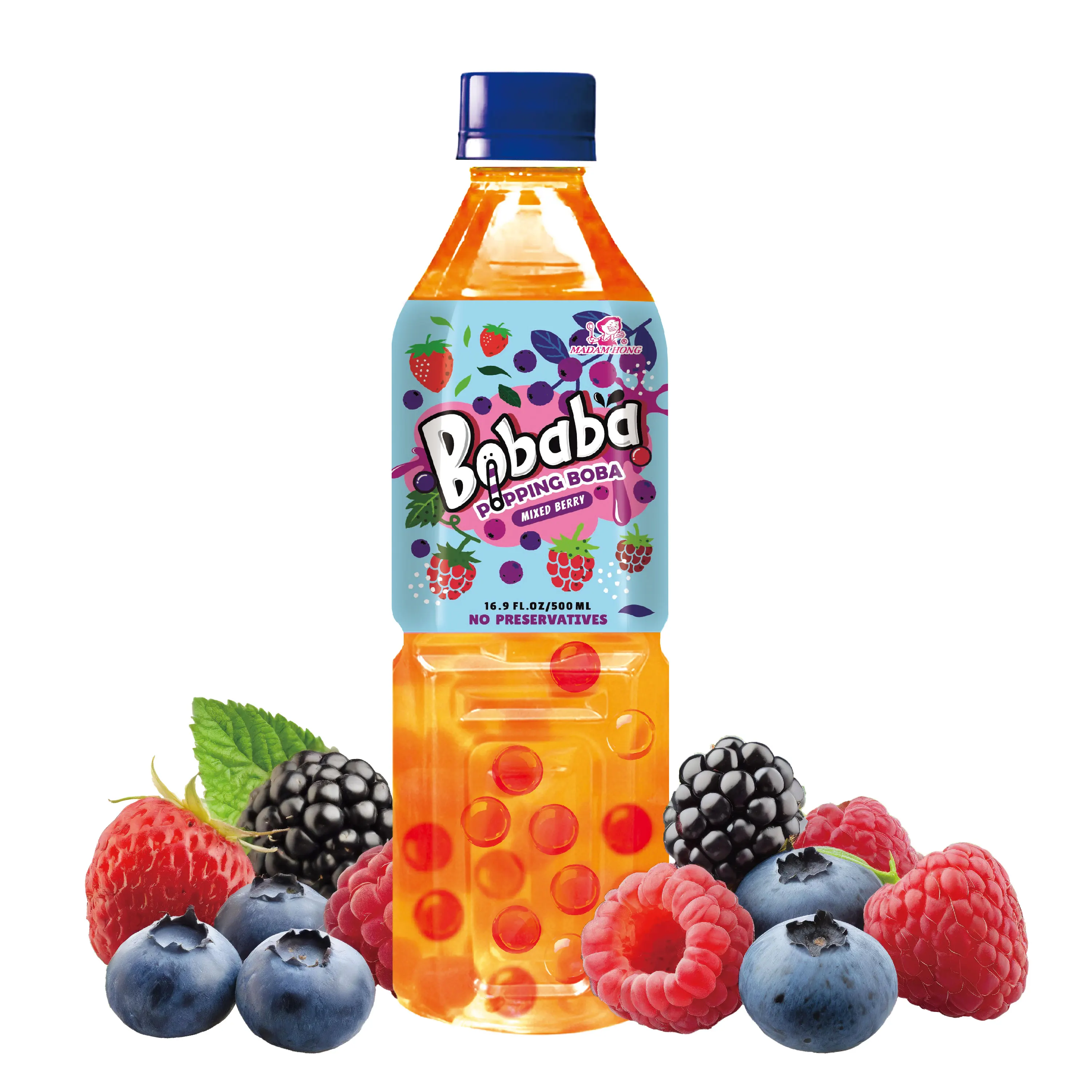 Mixed Berry Bursting Boba Fruit Tea - Buy Bursting Boba fruit Tea In ...