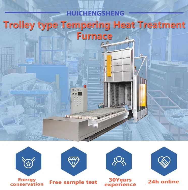 Car Bottom Tempering Furnace Bogie Hearth Furnace for Heat Treatment ...