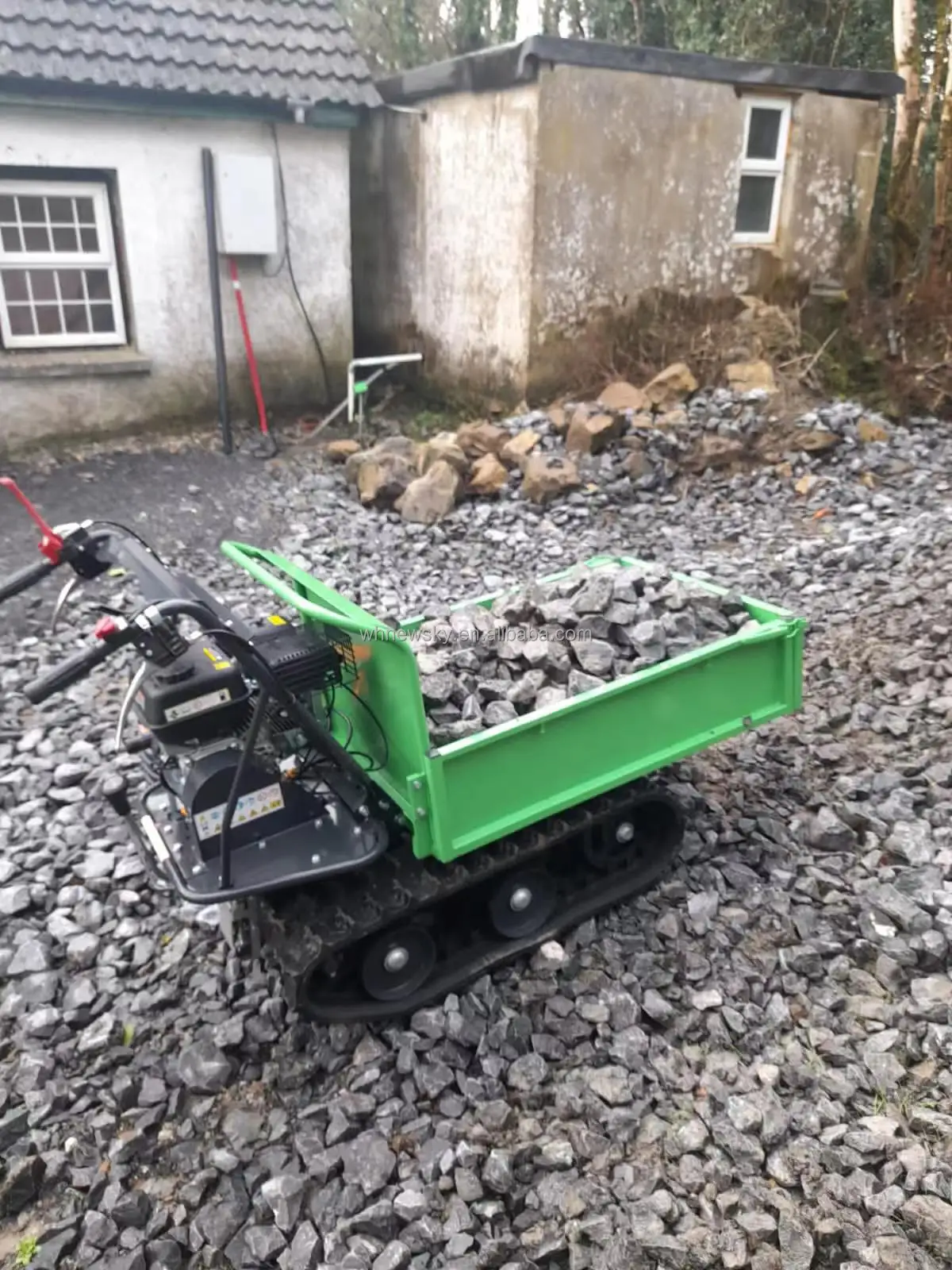 300kg Mini Crawler Dumper Manual Tipping Truck Dumper| Alibaba.com