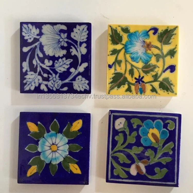 Handmade Assorted Hand Painted Indian Ceramic Decorative Kitchen ...