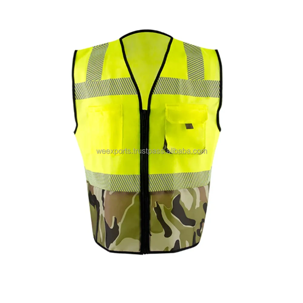 Construction Industrial Black Green Customize Logo Reflective Hi Vis ...