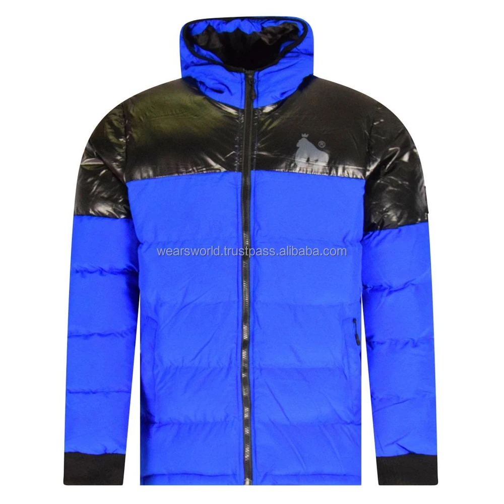 Men's High Quality Custom Padded Down Bomber Quilted Jacket - Buy ...