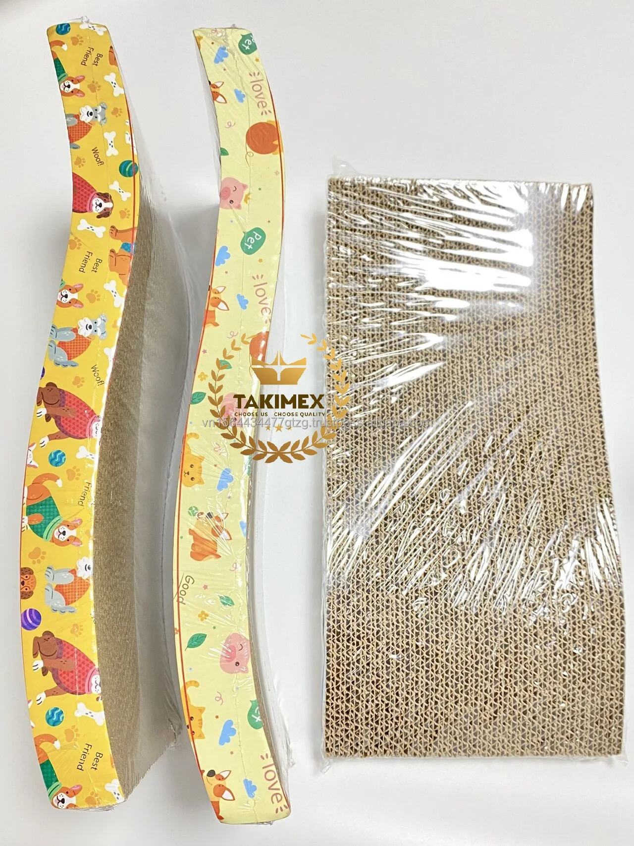 Takimex Paper Cat Tree Corrugated Cardboard Cat Scratchers Scratching ...
