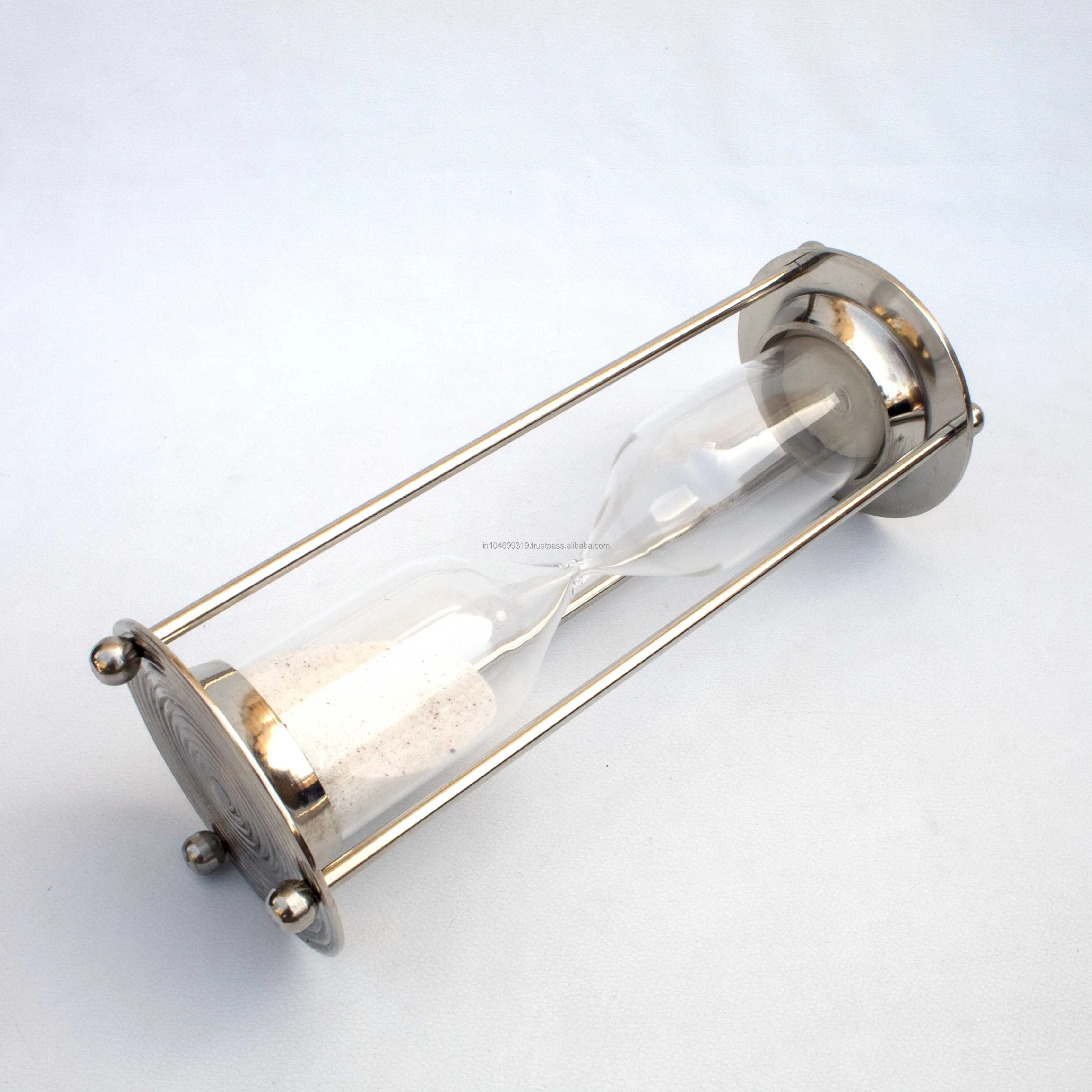 Brass Metal Sand Timer Collectible Antique Style Nautical Sand Timer ...