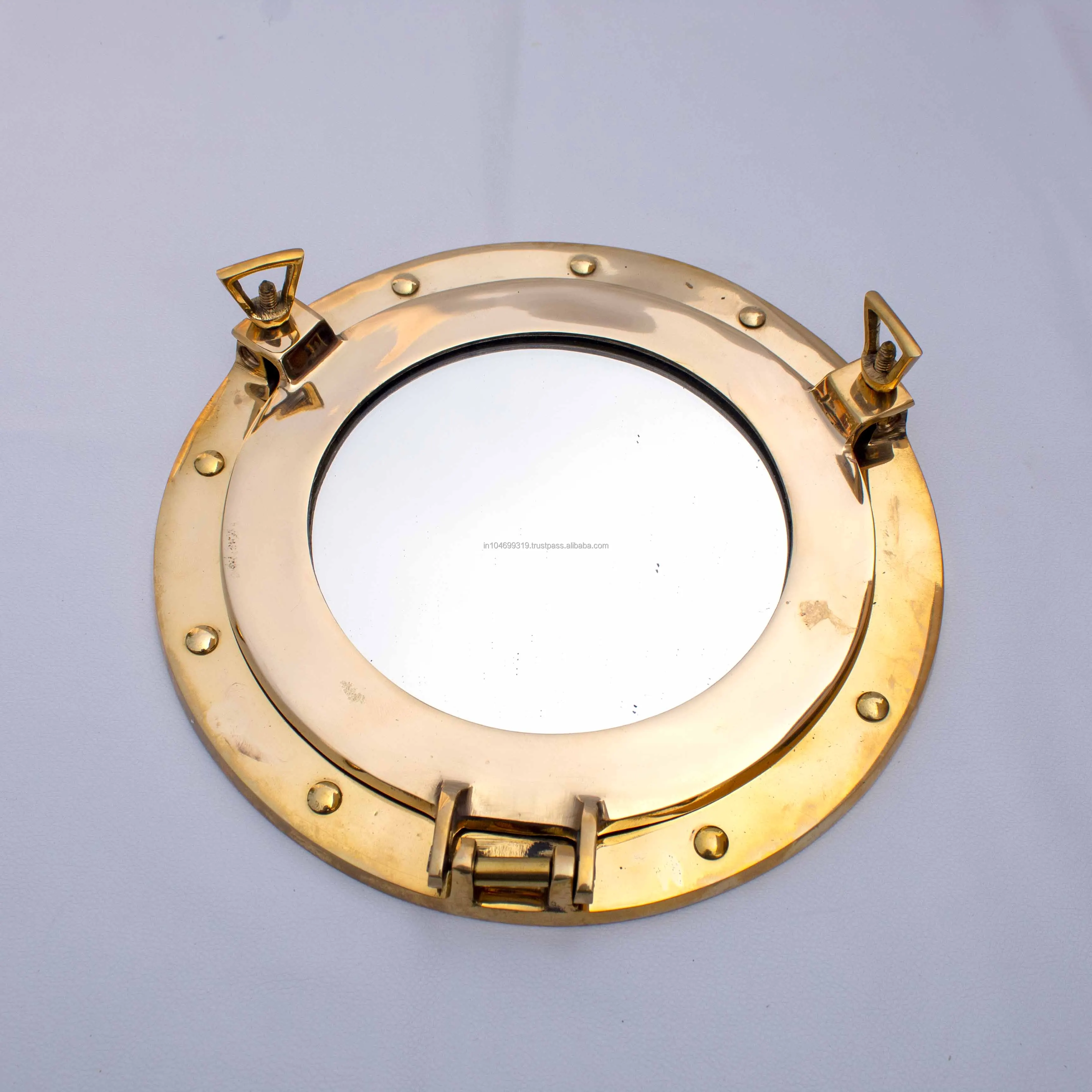 Bulk Supplier Solid Brass Porthole Mirror Window, Nautical Ships for ...