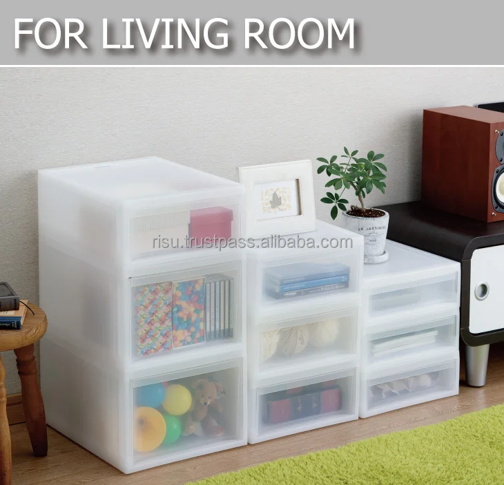 Japanese And Easy To Use Tidy Stacking Storage Drawer With Module ...