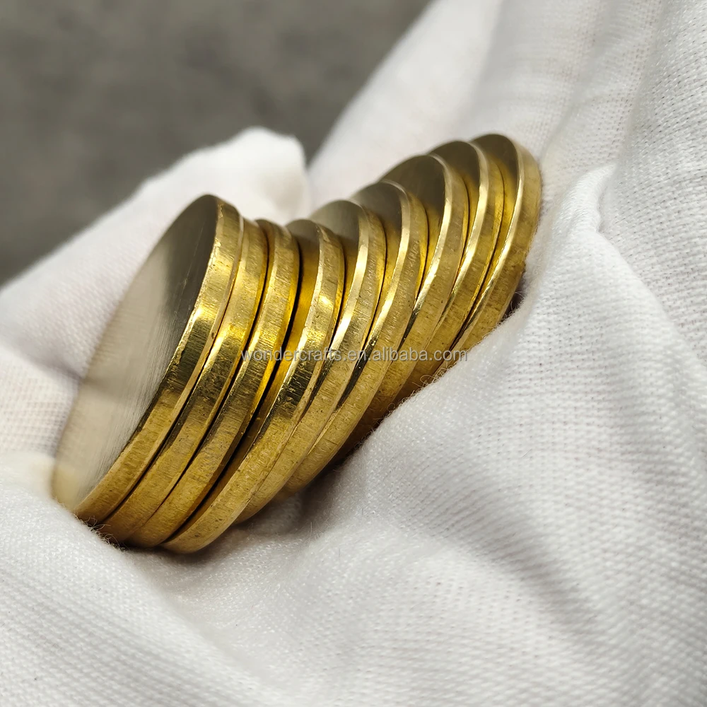 WD Custom Metal Brass Copper Challenge Token Blank Coins