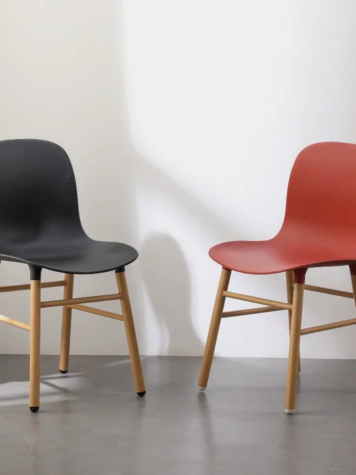 Modern Design High Back Pp Shell Fabric Front Upholster Seat Dining ...