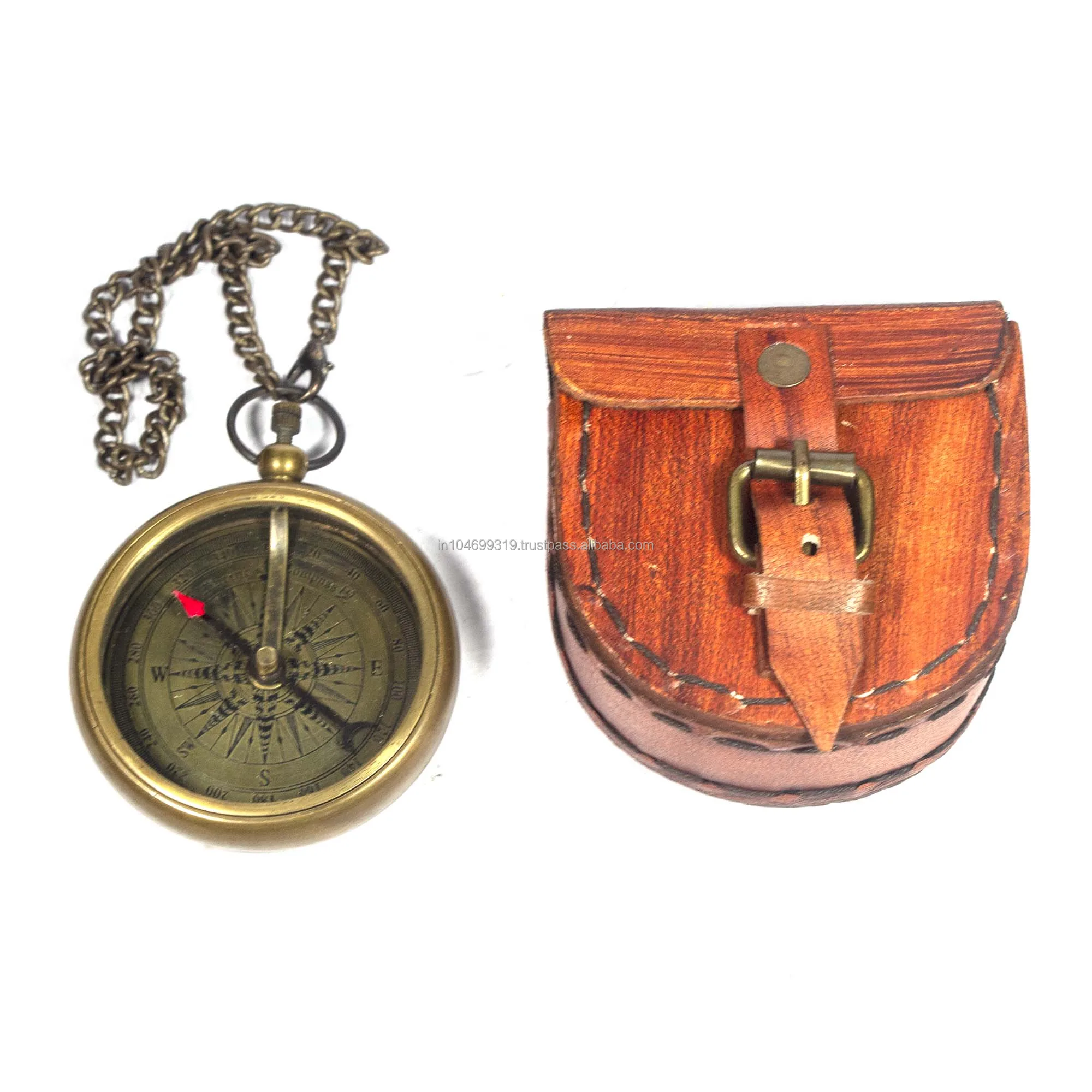 New Look Flat Pocket Compass - Nautical Multifunctional Pocket Mini Map ...